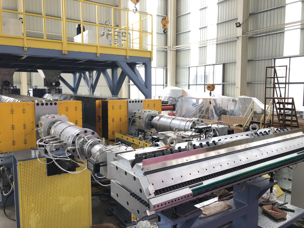 Geogrid Extrusion Line - Jwell Machinery - Professional Extrusion ...