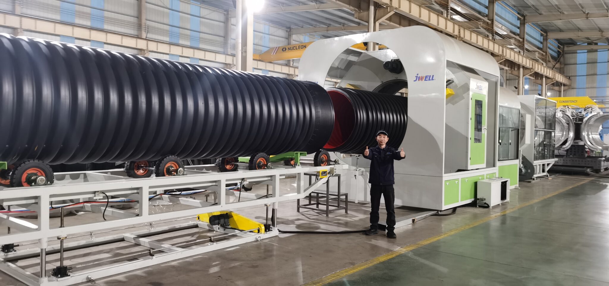 Corrugated Pipe Extrusion Machine - Jwell Machinery - Professional ...