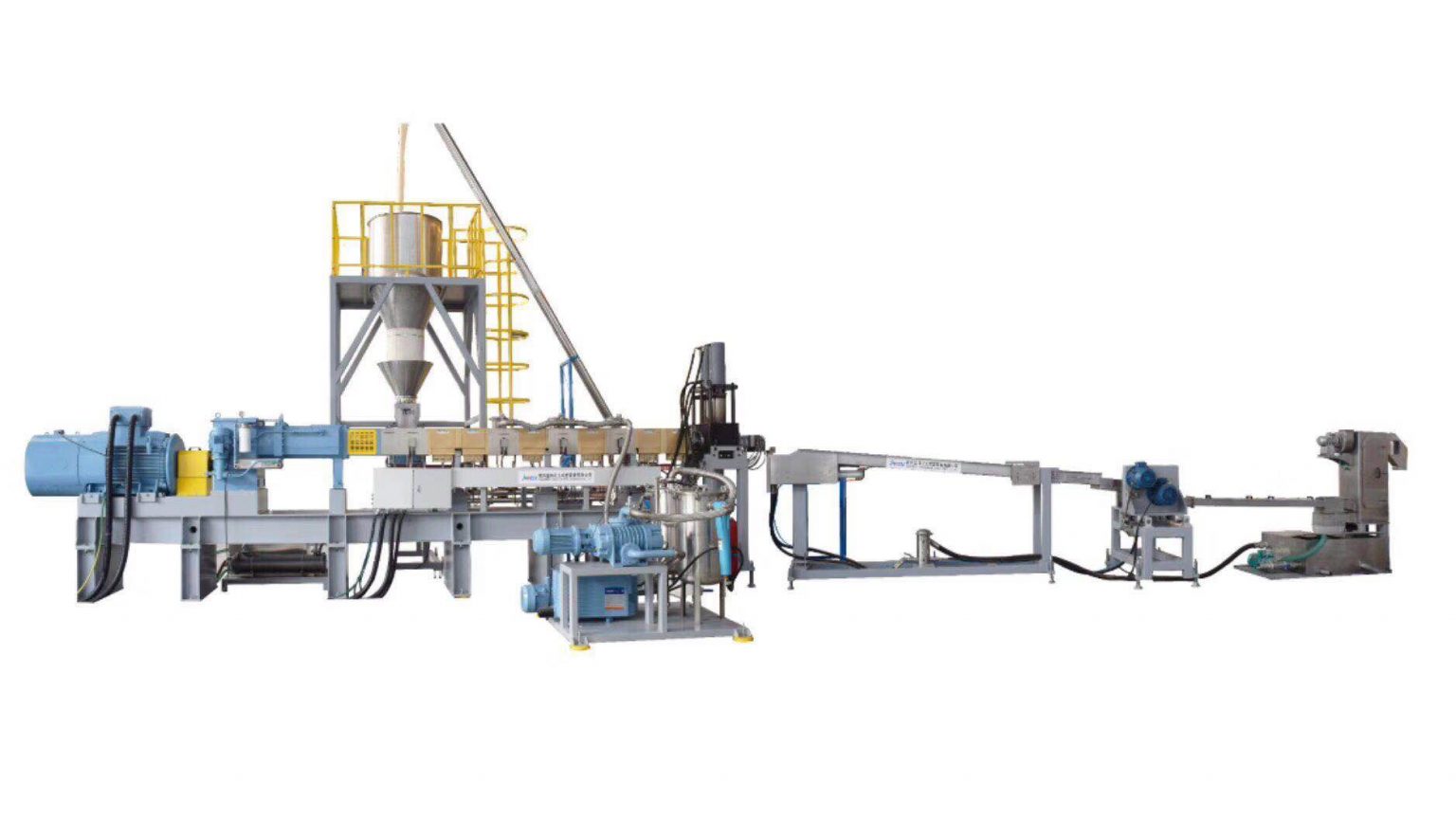 PET Bottle Flakes Recycling Pelletizing Machine - Jwell Machinery ...